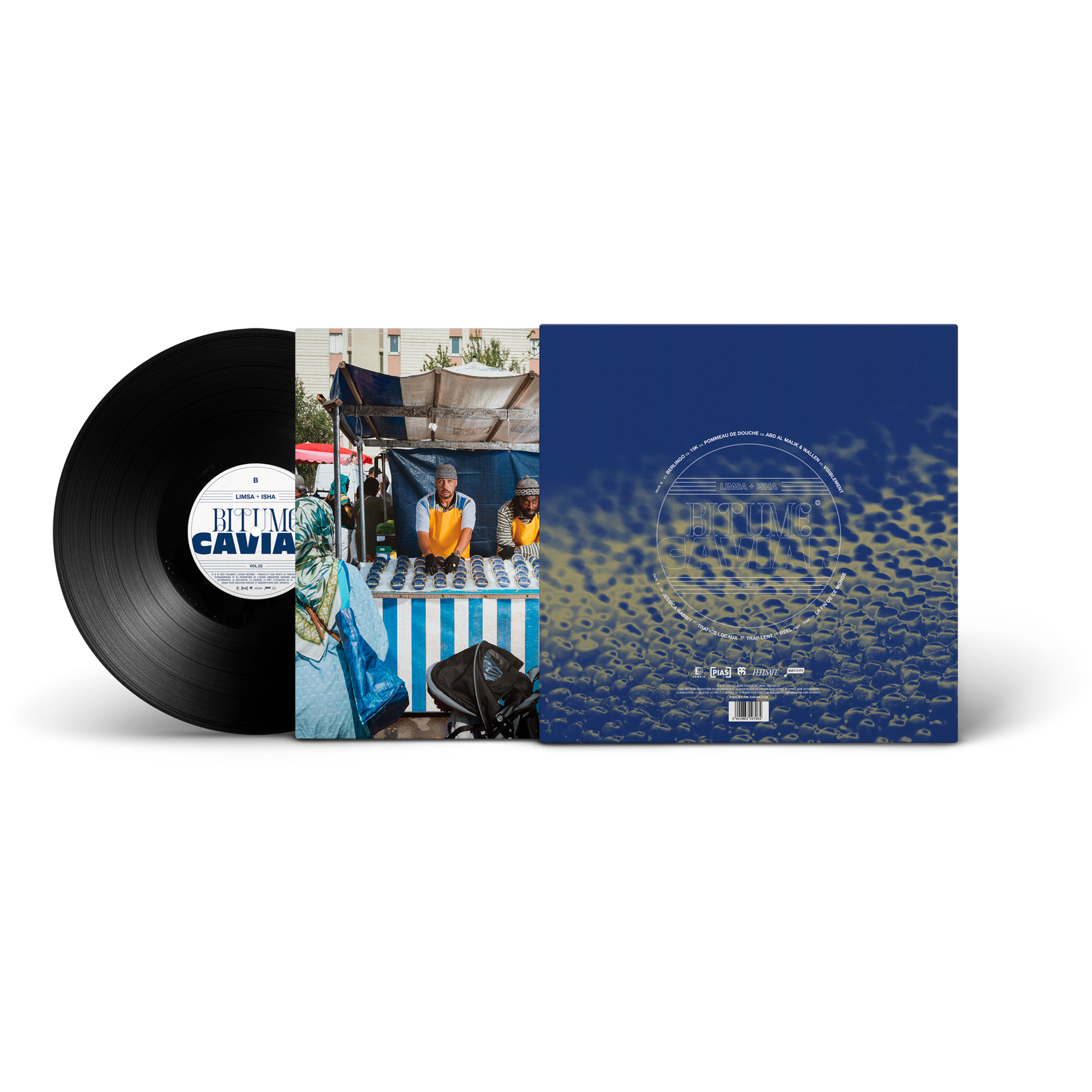 Vinyle “Bitume Caviar (Vol. 2)“ – ISHA & Limsa d'Aulnay - Bitume Caviar