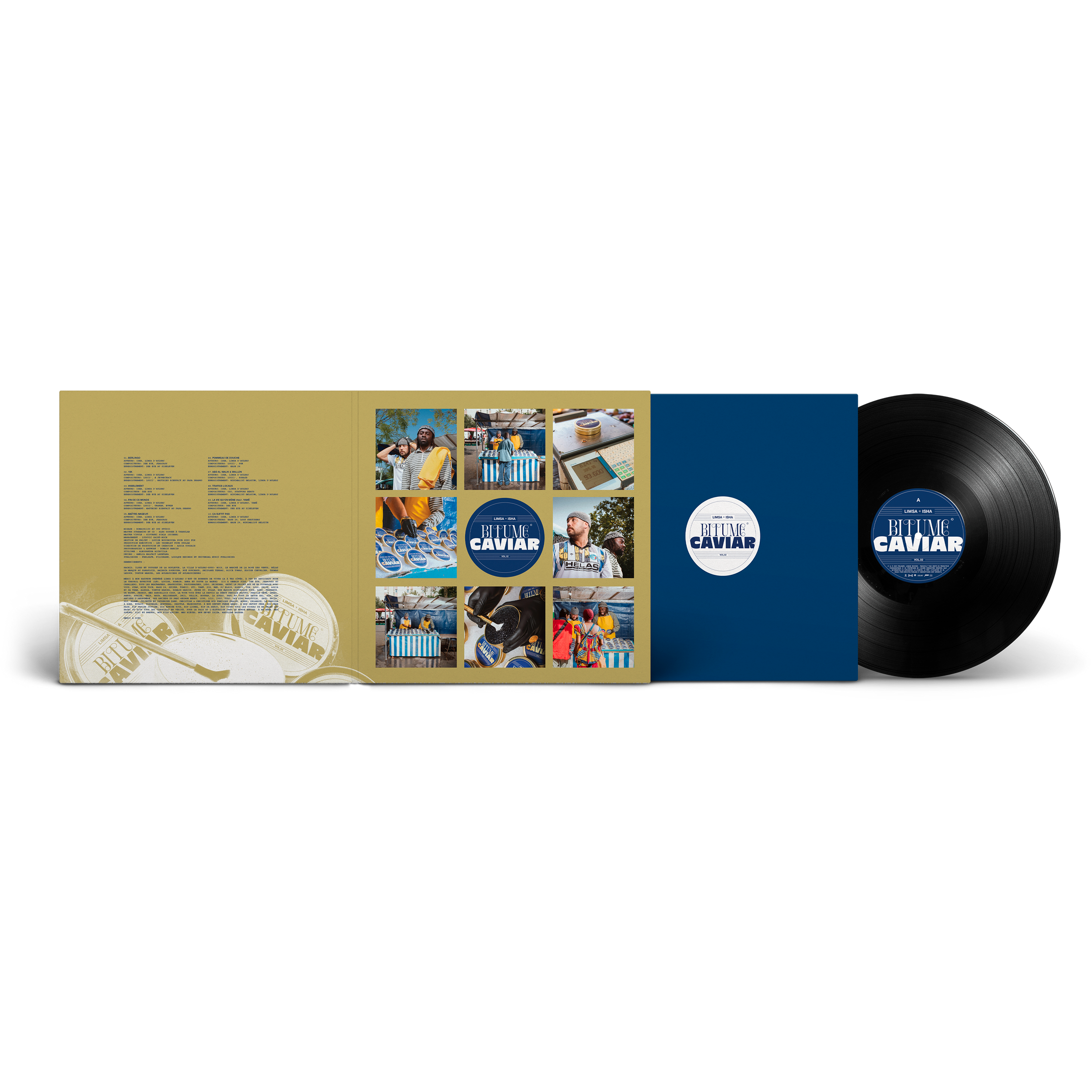 Vinyle “Bitume Caviar (Vol. 2)“ – ISHA & Limsa d'Aulnay - Bitume Caviar