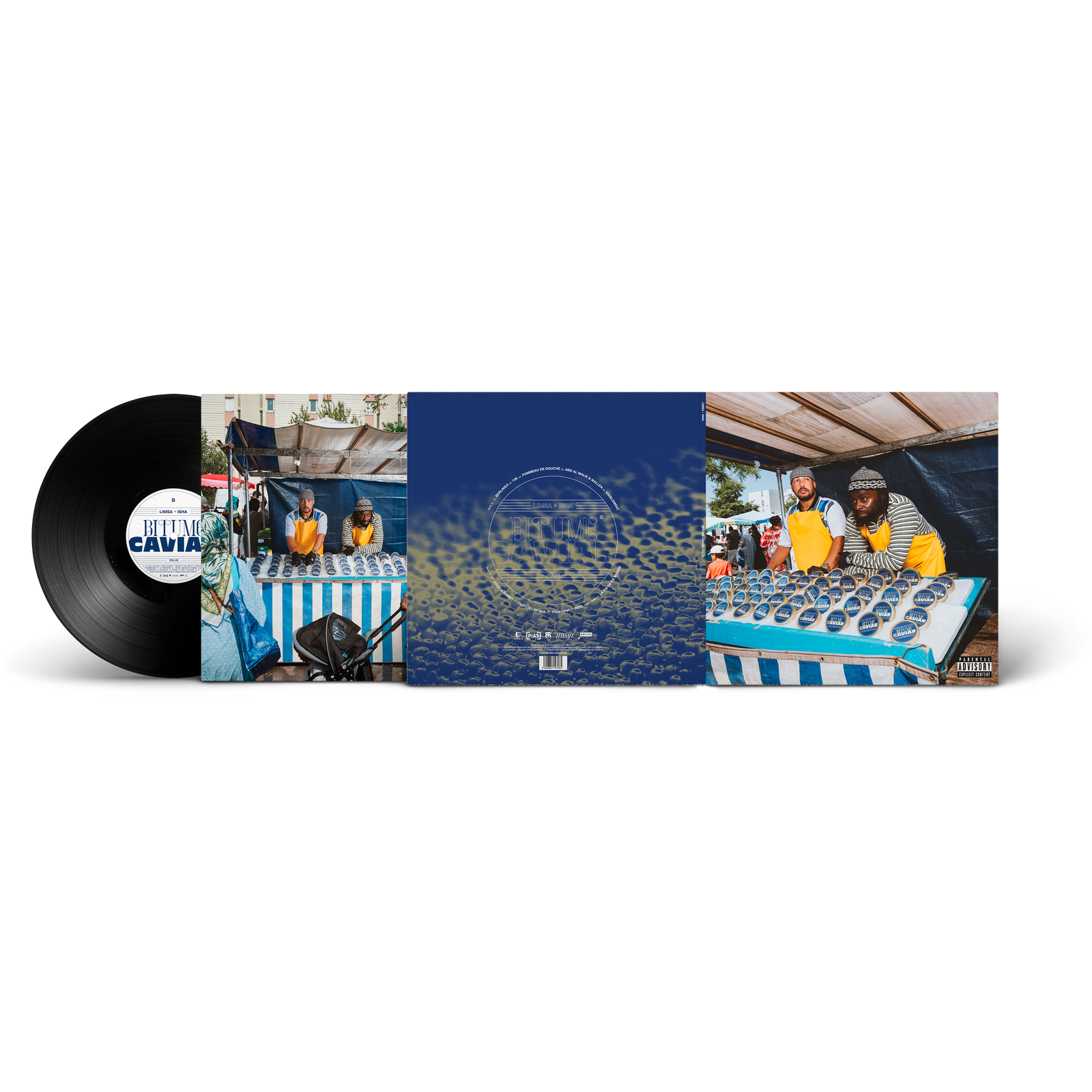 Vinyle “Bitume Caviar (Vol. 2)“ – ISHA & Limsa d'Aulnay - Bitume Caviar